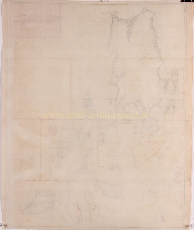 oude antieke kaart Filippijnen 18e-eeuw originele gravure